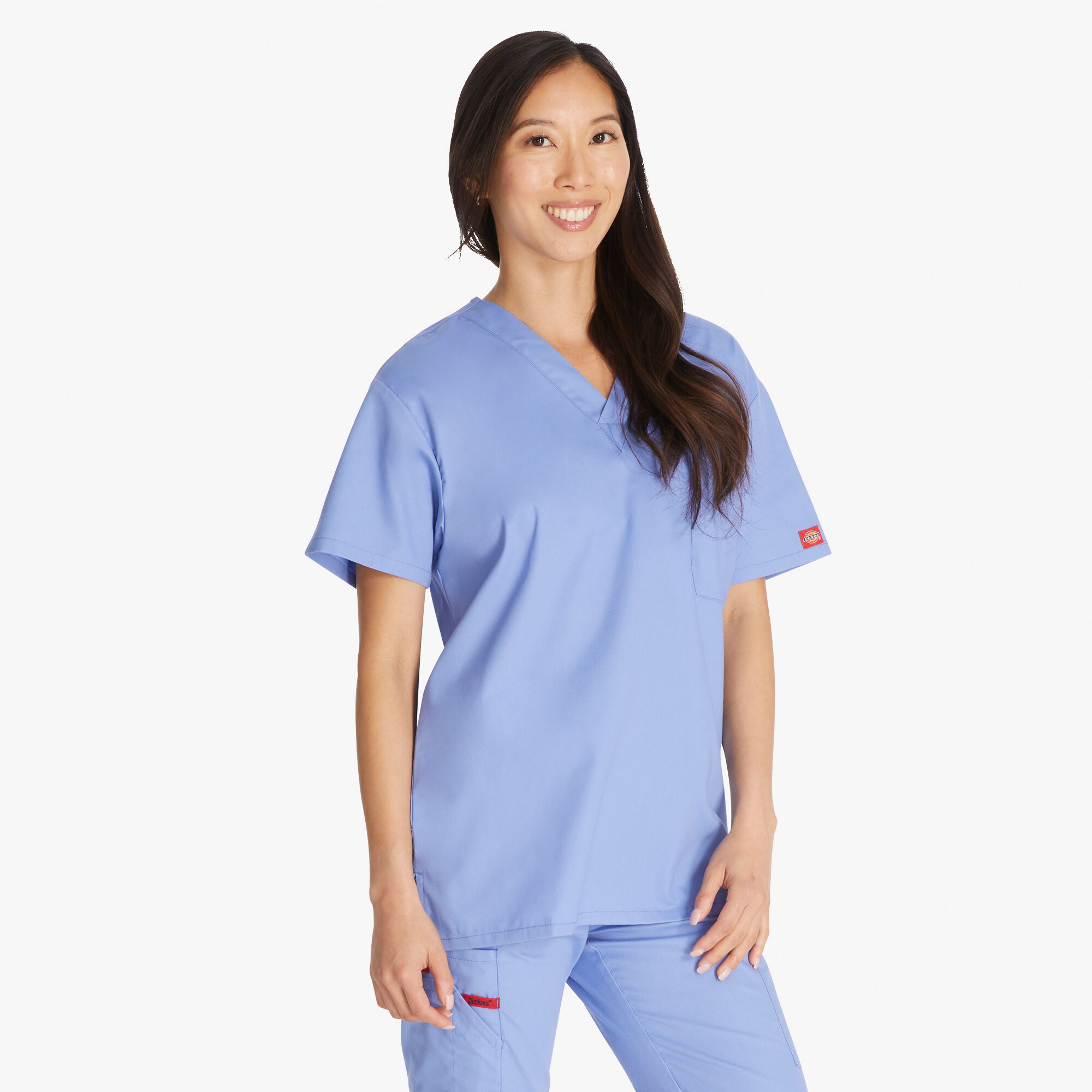 Unisex Eds Signature V Neck Scrub Top Dickies Us