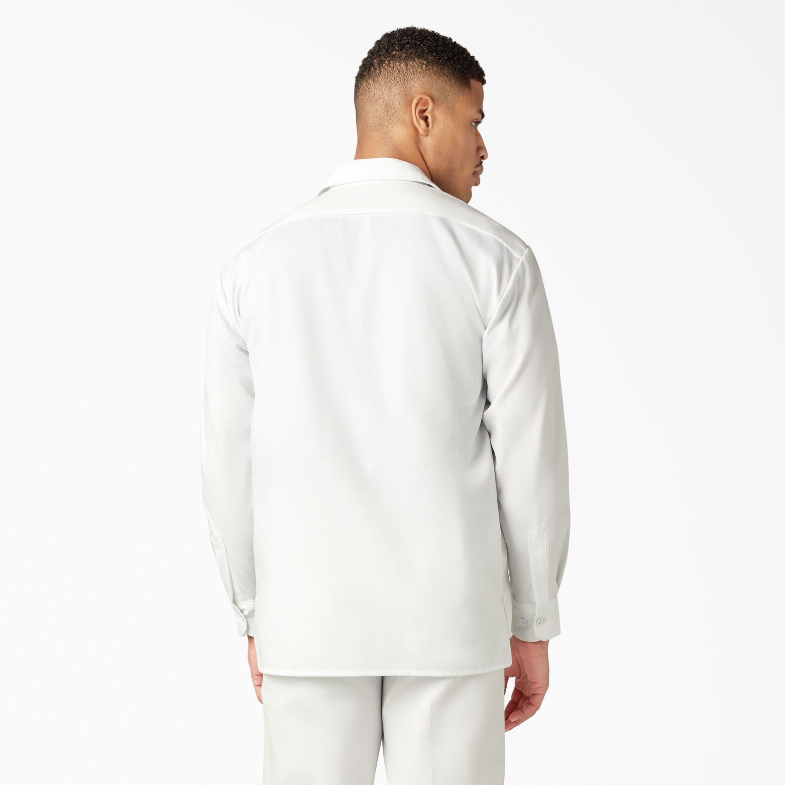 Long Sleeve Work Shirt White Mens Shirts Dickies