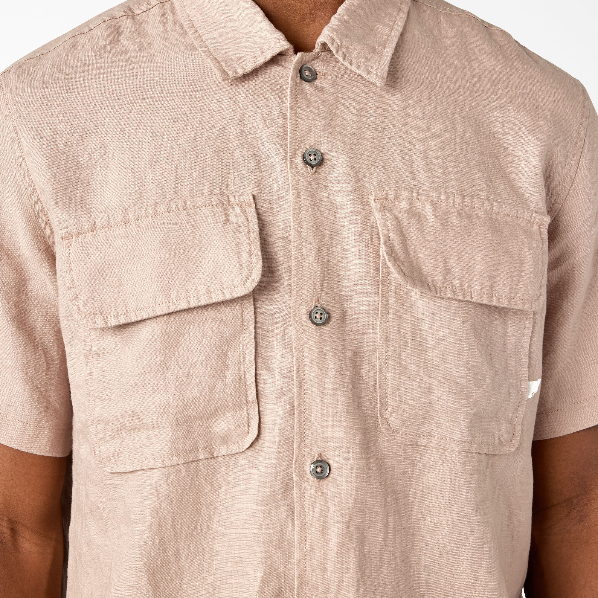 Short Sleeve Linen Work Shirt Dickies Us