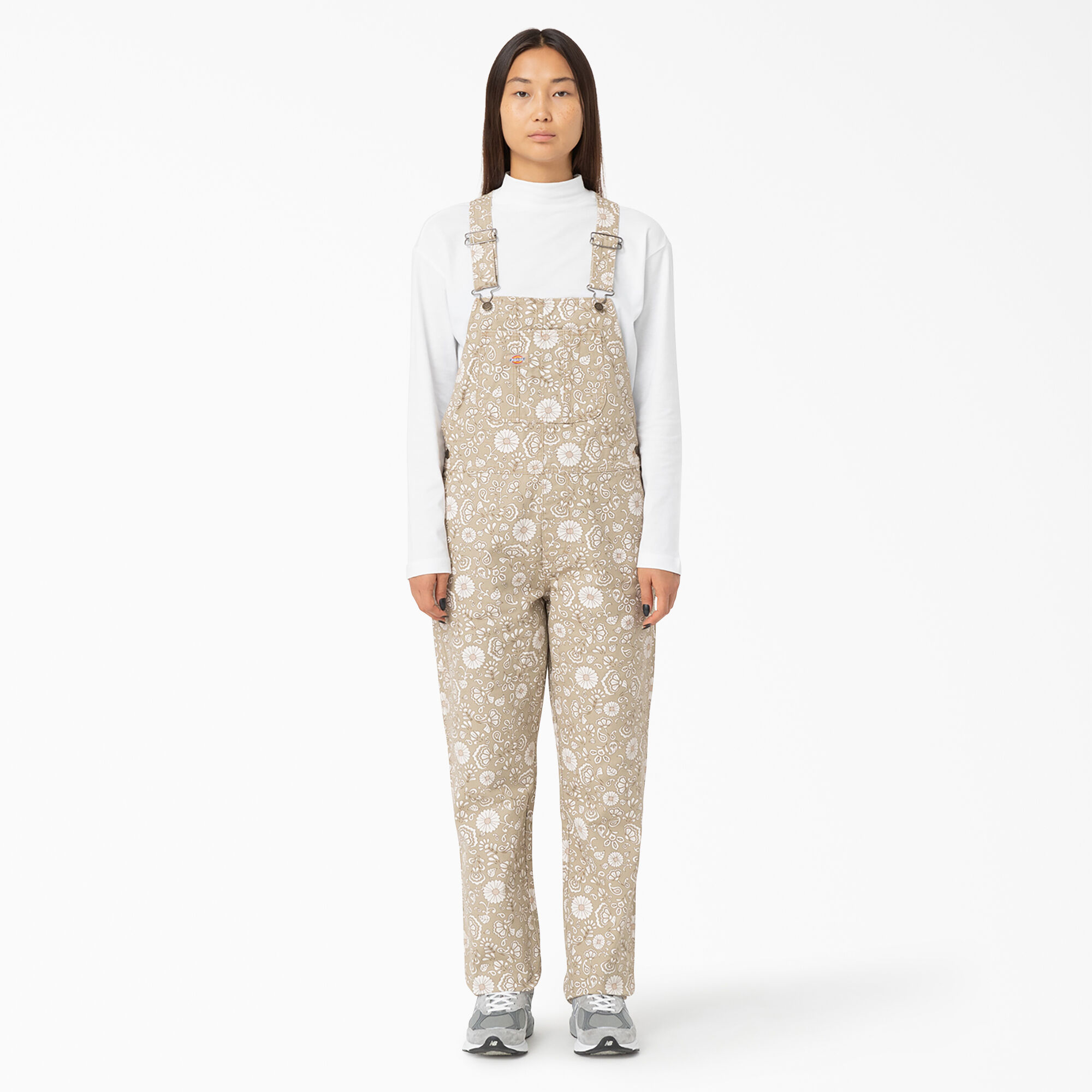 Womens Ellis Floral Duck Canvas Overalls Dickies Us